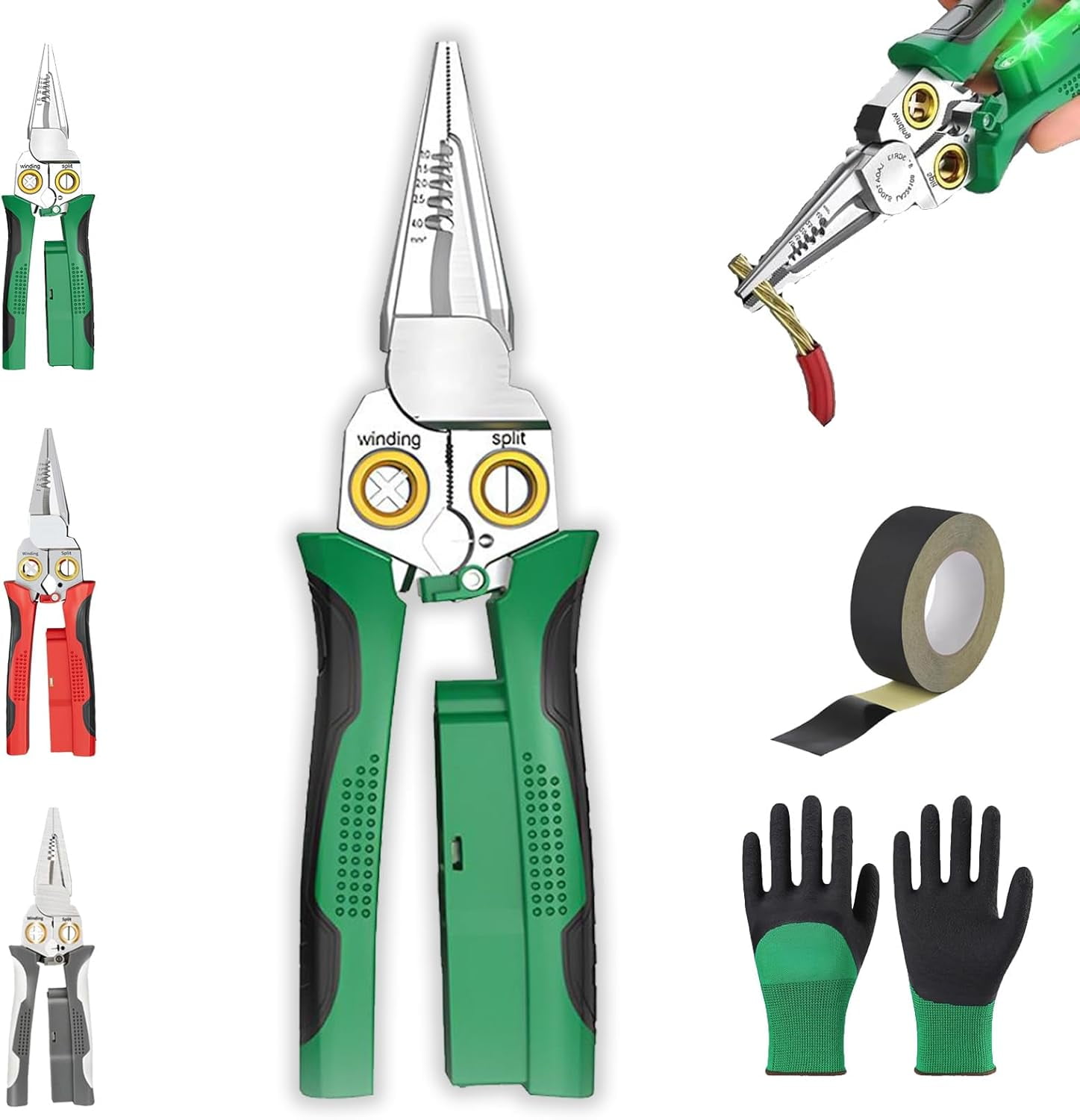 8 in 1 Electric Wire Stripper, 8 in 1 Stainless Steel Wire Stripper ...