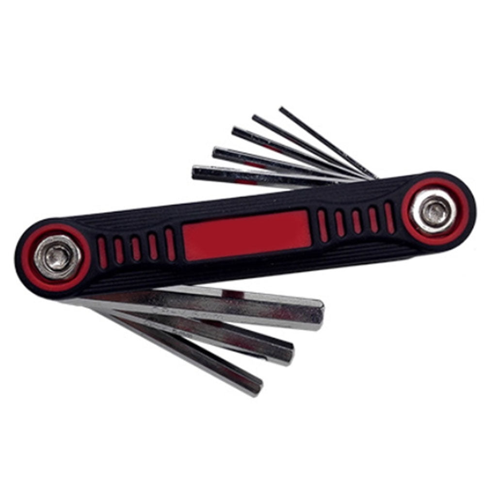 8 in 1 Folding Allen Key Set Universal Hexagonal Key Set Metric Bike ...