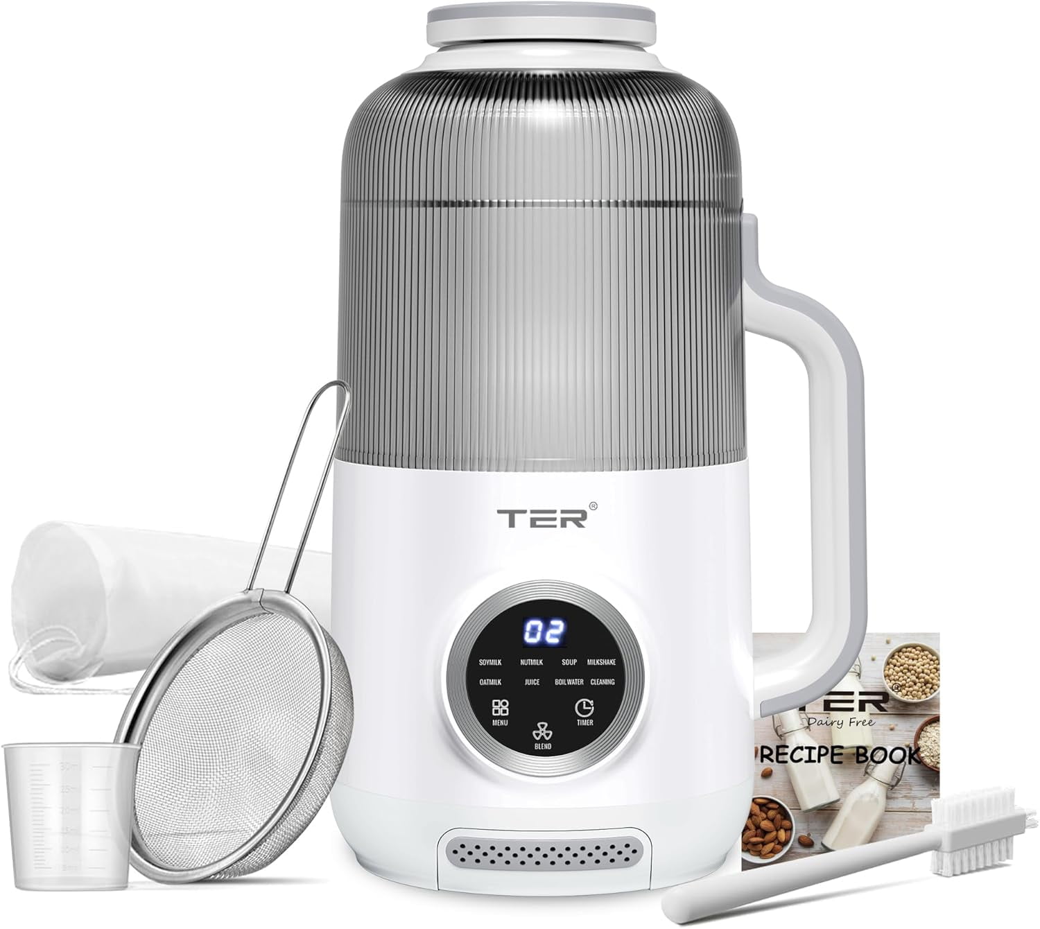 8 in 1 Nut Milk Maker Blender, 40oz Homemade Soy, Almond, Oat, Coconut ...