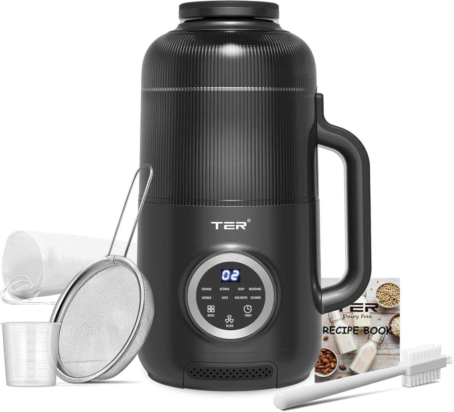 8 in 1 Nut Milk Maker Blender, 40oz Homemade Soy, Almond, Oat, Coconut ...