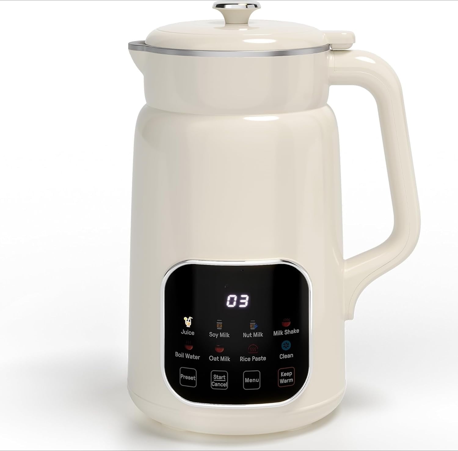 8 in 1 Nut Milk Maker Machine: 60oz Soy Milk Maker for Soy/Nut/Oat Milk ...