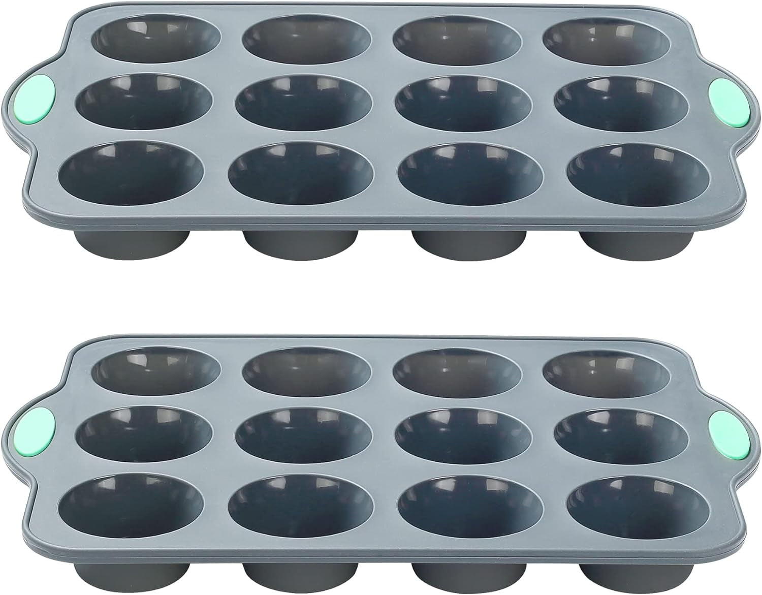 8 in 1 Silicone Baking Set - 6 Silicone Molds - 2 Silicone Baking Mat ...