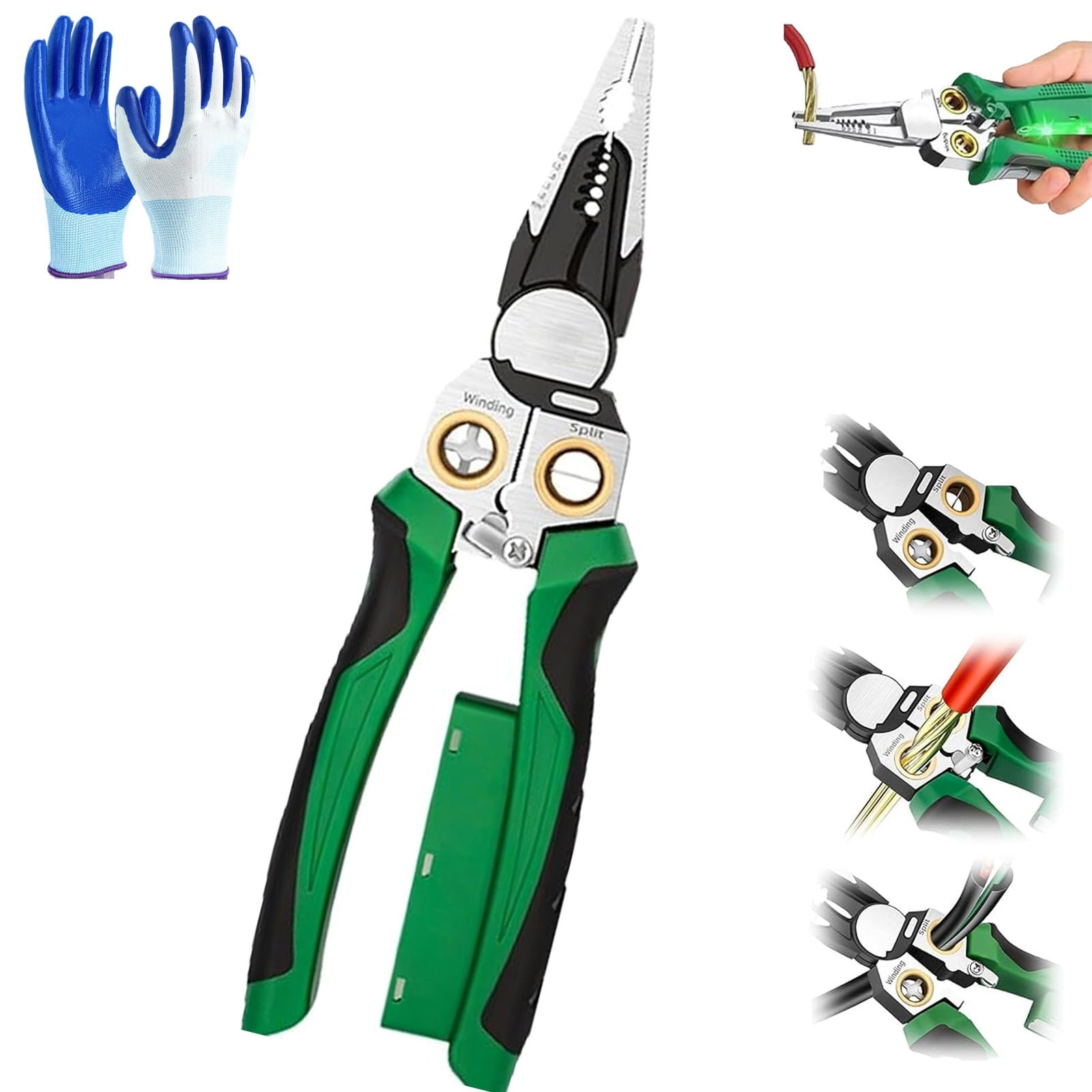 8 in 1 Wire Stripper Twister for Cutting and Pulling Wires, 2026 New ...