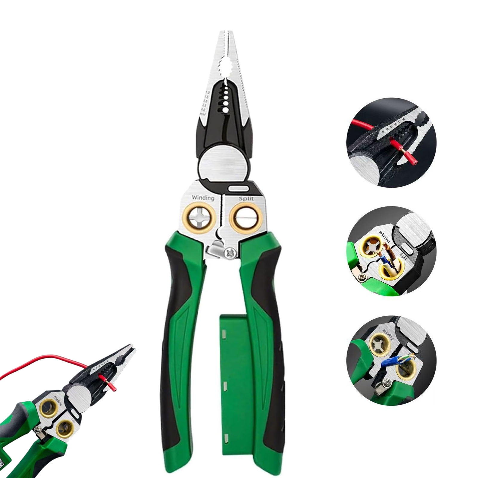 8 in 1 Wire Stripper with Voltage Tester, 2026 New Wire Stripper ...
