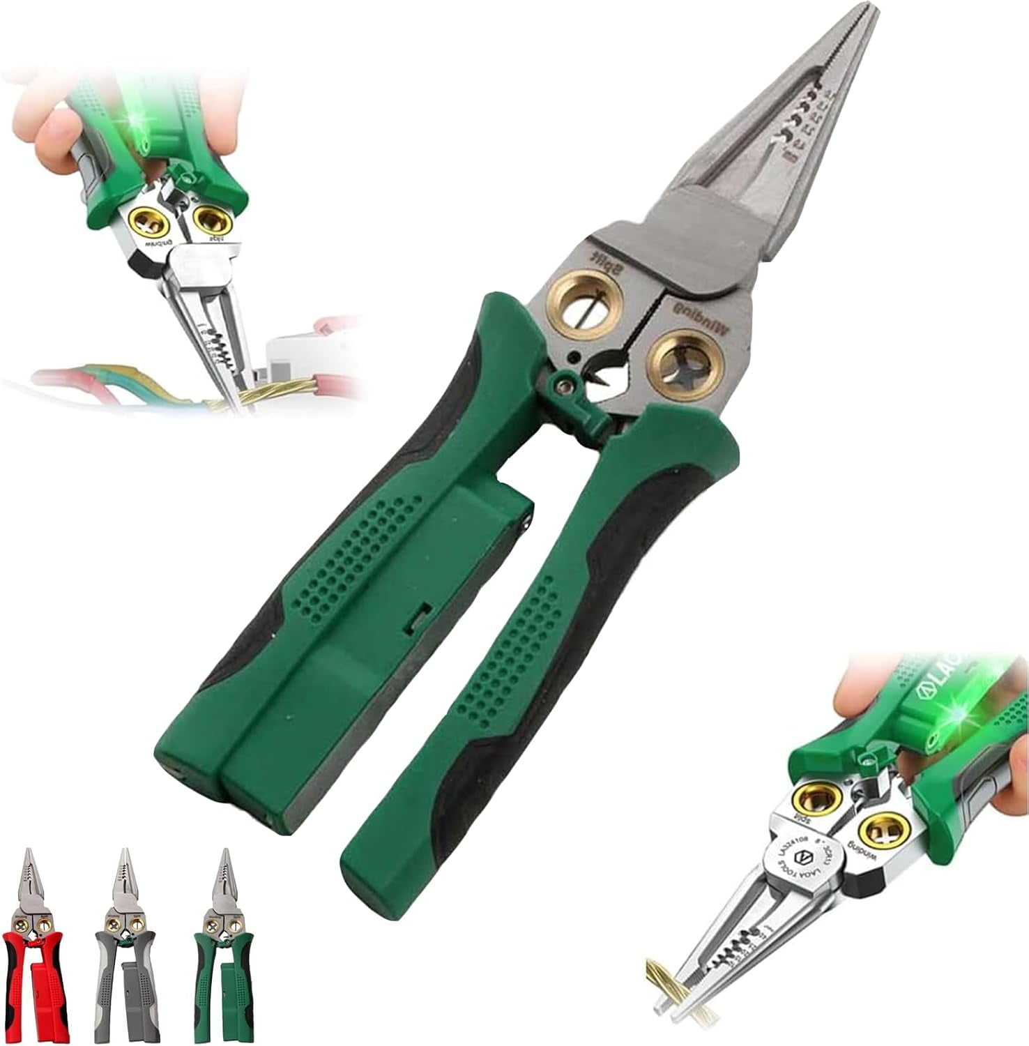 8 in 1 Wire Stripping Pliers with Electricity Measurement ...