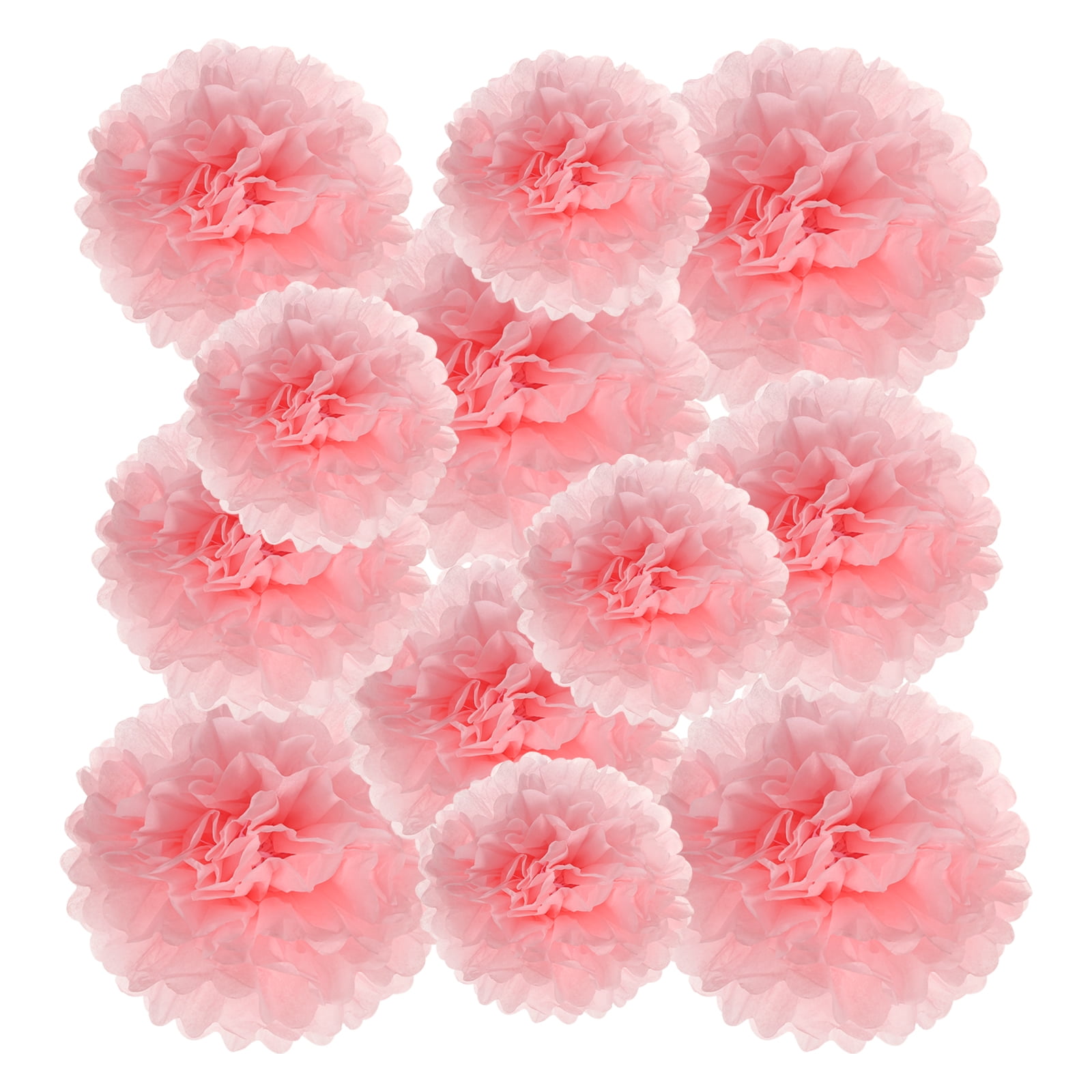 8" 10" 12" Tissue Paper Pom Poms, 12PCS Pom Poms Paper Flowers Ball ...