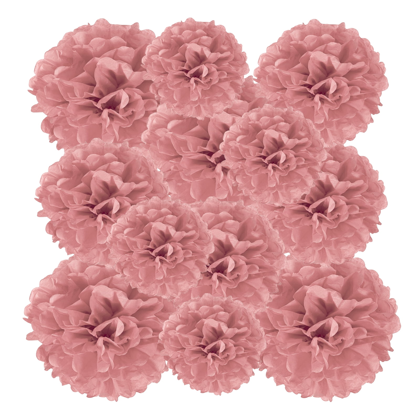 8" 10" 12" Tissue Paper Pom Poms, 12PCS Pom Poms Paper Flowers Ball ...