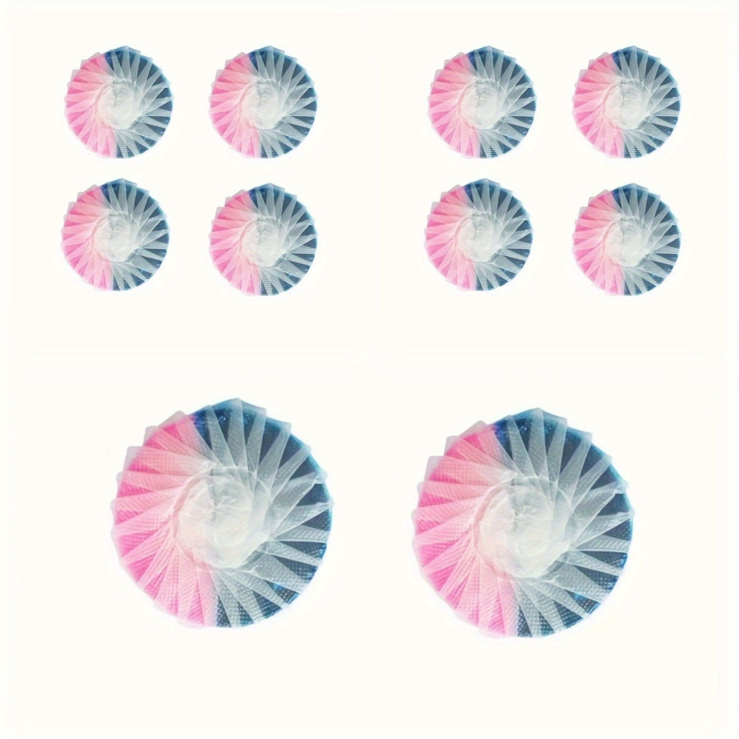 8/ 10/ 50pcs, Toilet Bowl Tablets, Two-Color Bubble Pink and Blue ...