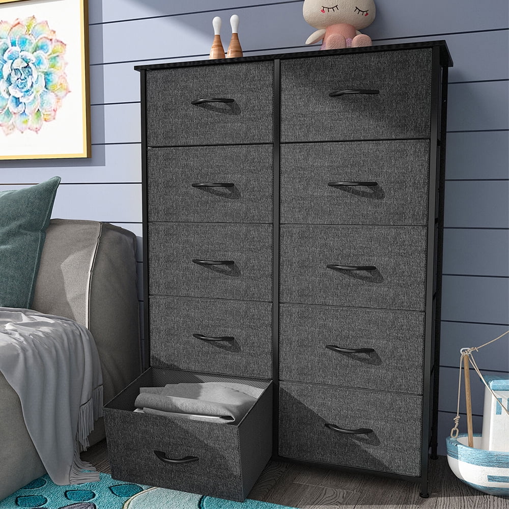 8-10 Drawers, Storage Tower with Fabric Bins, Double Dresser, Chest of ...