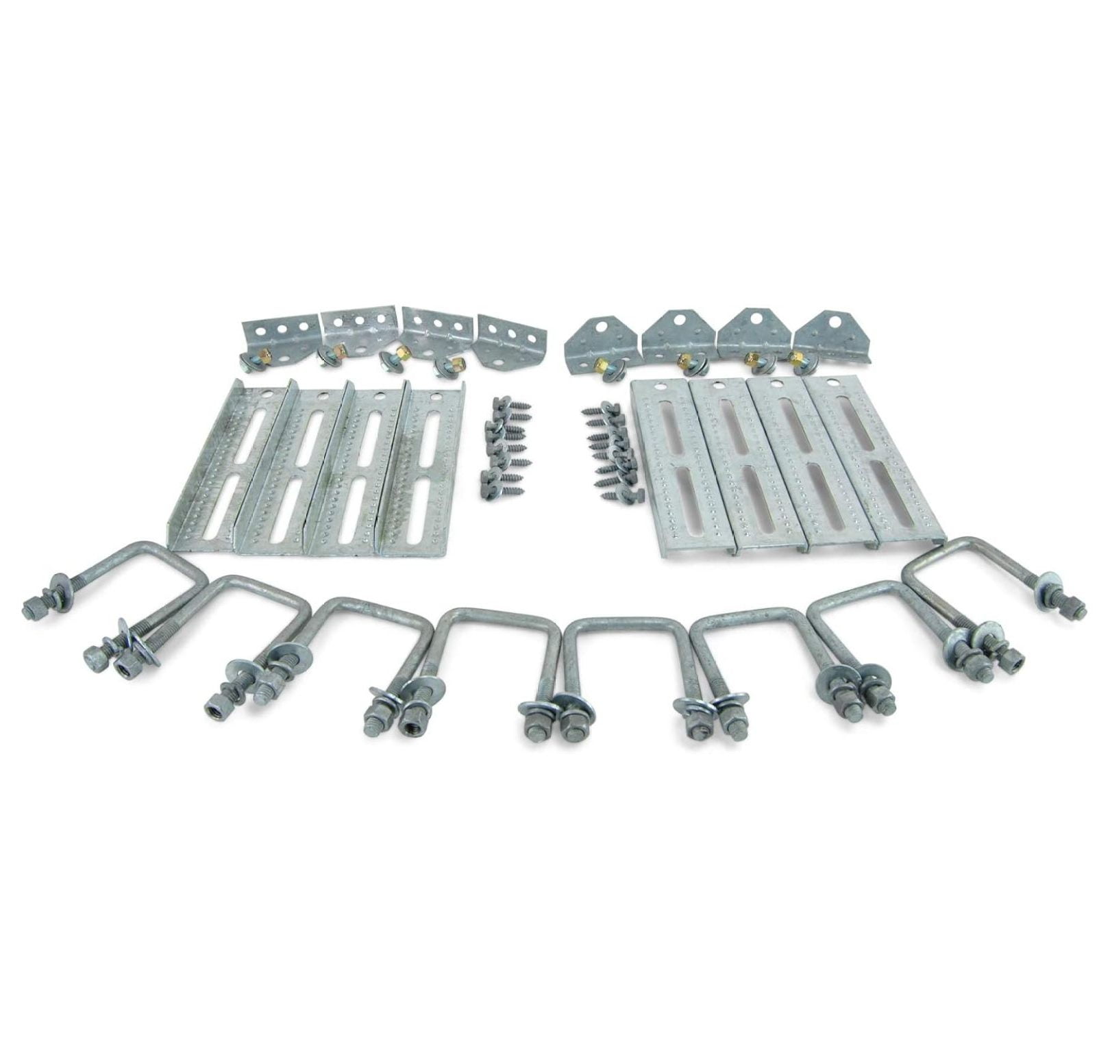 (8) 10" Galvanized Swivel Top Bunk Bracket Kit with Hardware for 3x3 ...