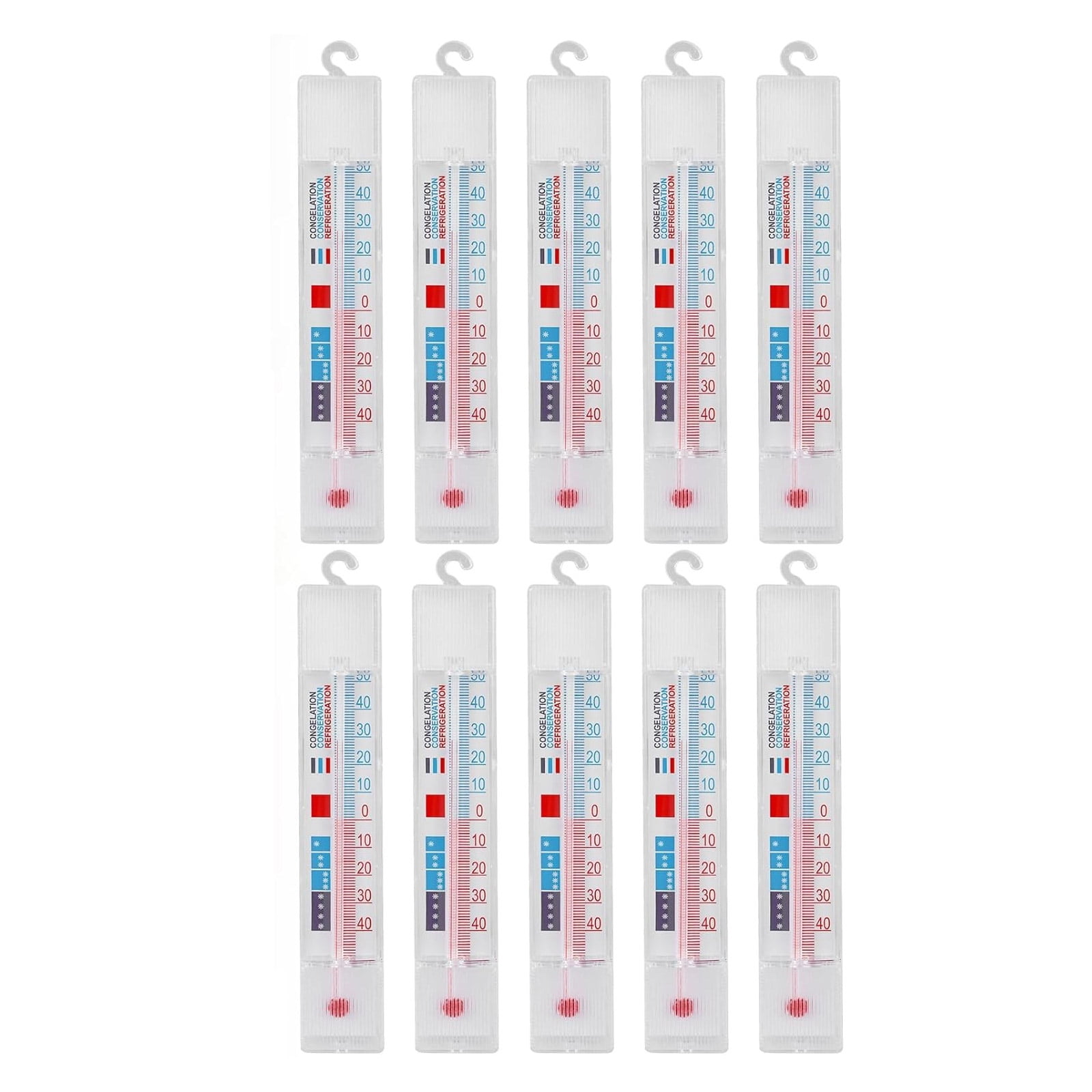 8/10 Pack Fridge Thermometers with Hook Hanging Thermometers for ...
