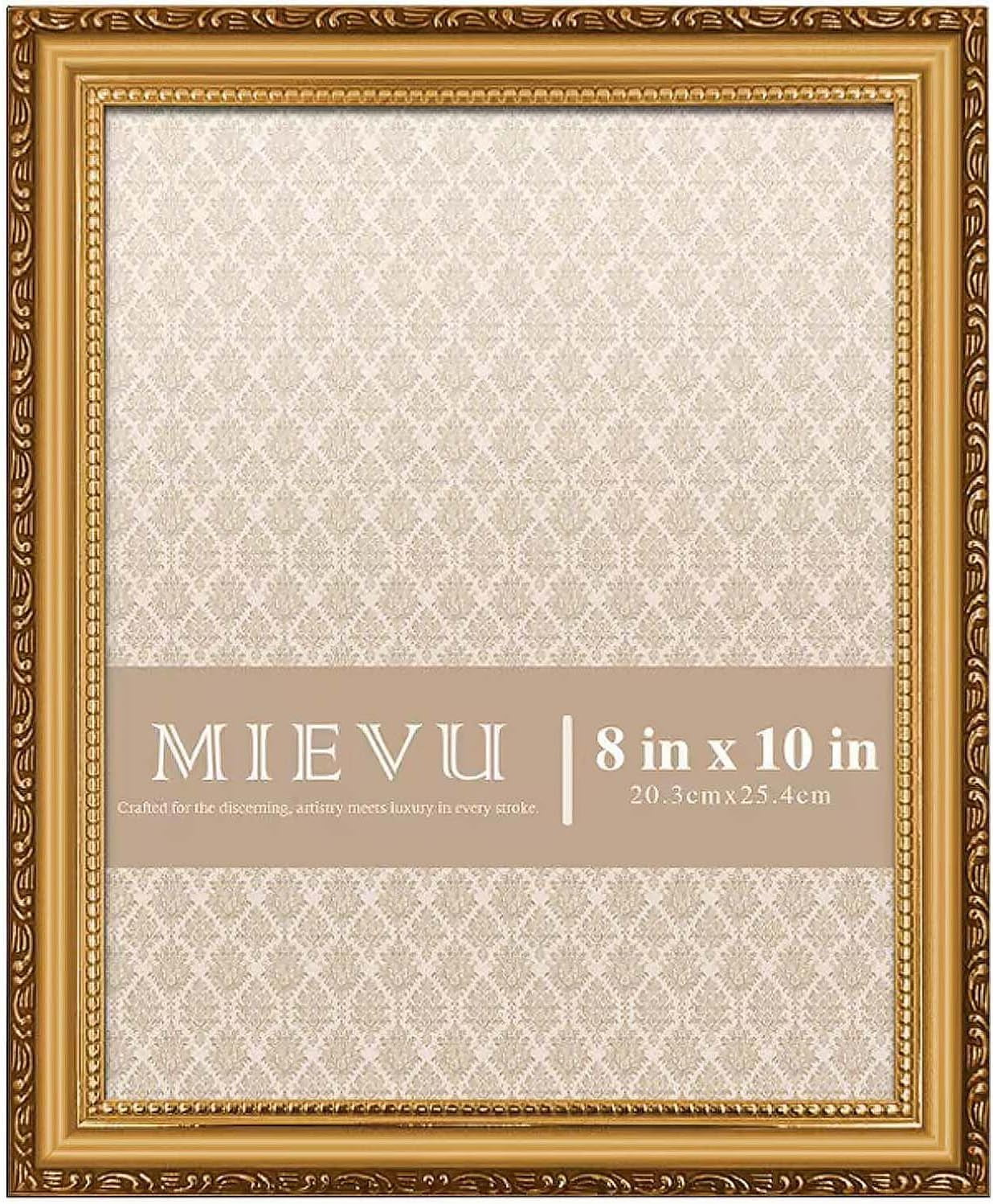 8×10 Picture Frame Gold - Frames for Wall Hanging And Tabletop Display ...