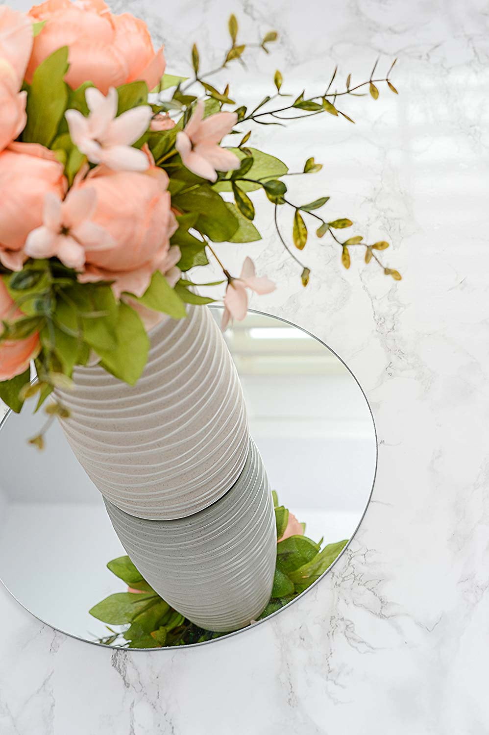 8" / 10" Round Glass Mirrors for Wedding Banquet Centerpieces (Set of ...