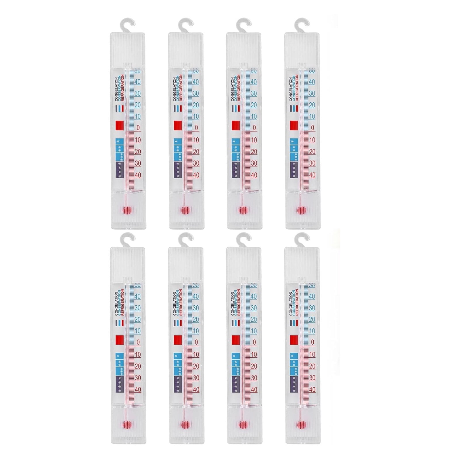 8/10PCS Multifuntional Use Fridge Thermometers with Hook Fridge ...