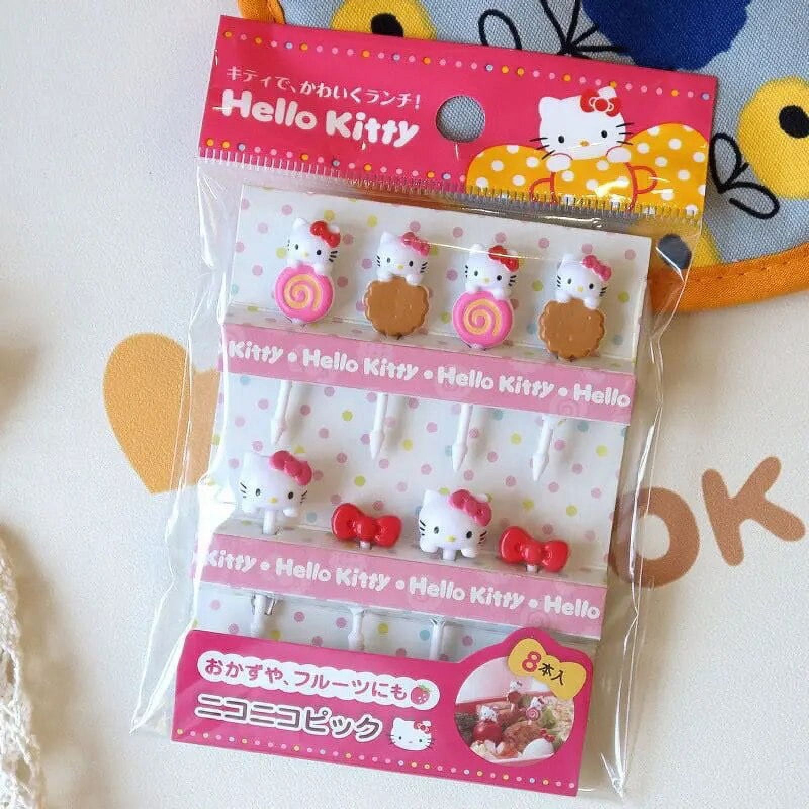 8/10Pcs Hello Kitty Sanrio Things Plastic Sandwich Sign Children Cute ...