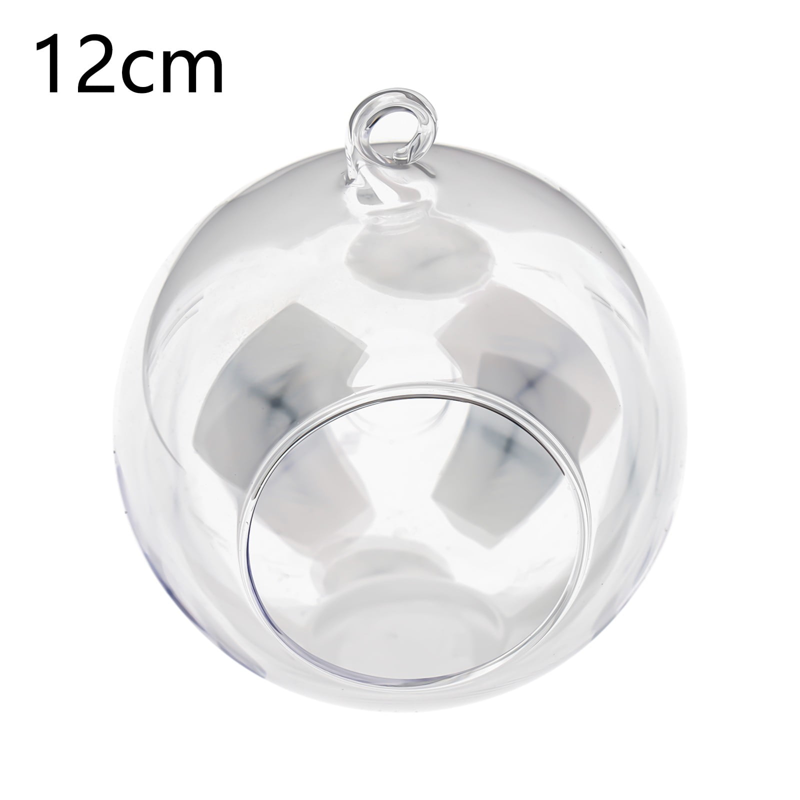 8/10cm Hanging Glass Ball Vase Transparent Succulent Plant Terrarium ...