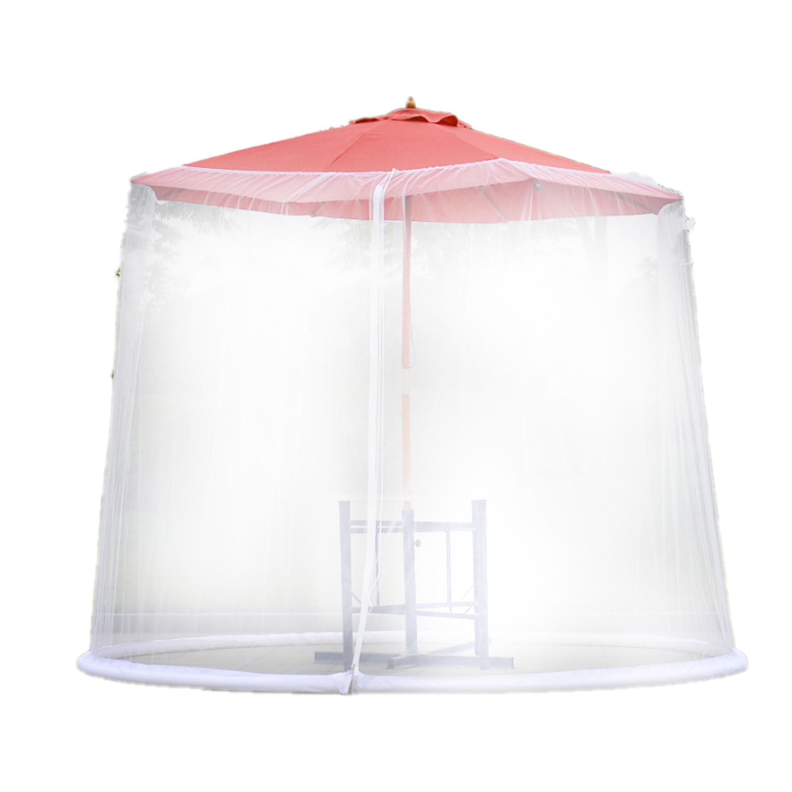 8-10ft Universal Umbrella Mosquito Net - Adjustable Polyester Mesh Bug ...