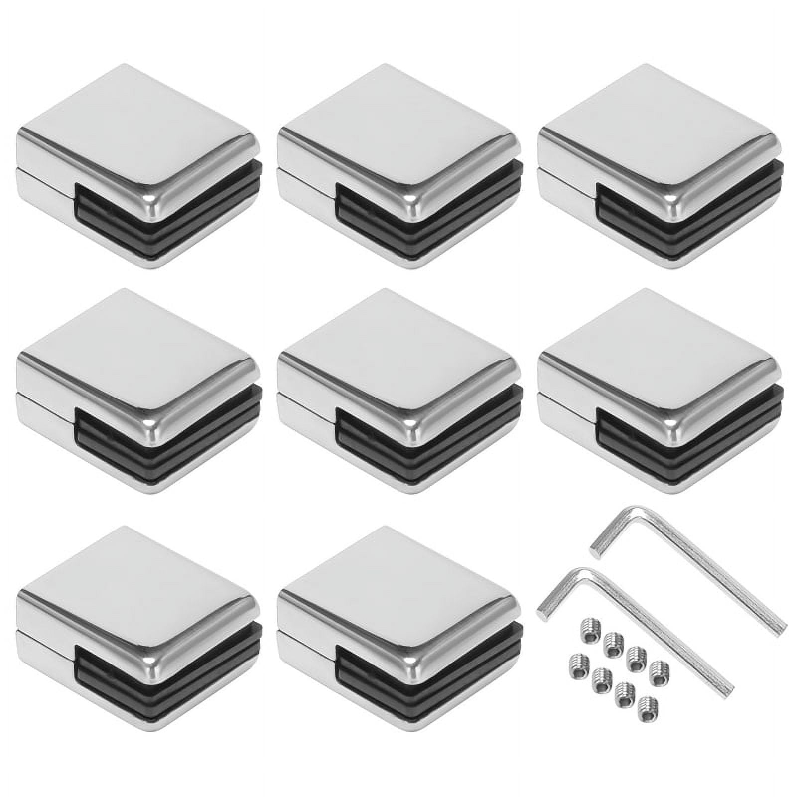 Glass Clamp 8-10mm 8PCS Stainless Steel 304 Glass Clamps Adjustable ...