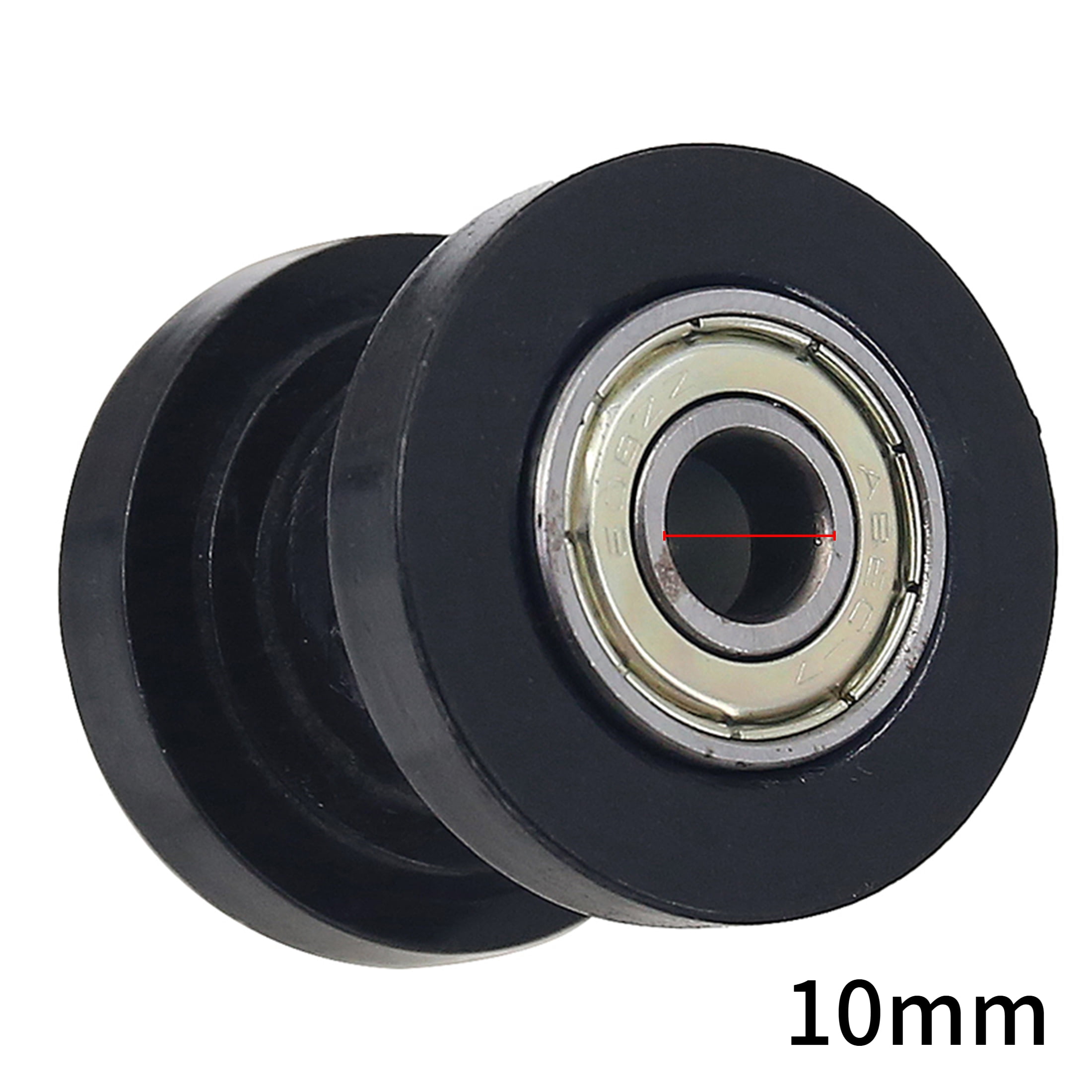 8/10mm Drive Chain Roller Pulley Wheel Slider Tensioner Wheel Guide For ...