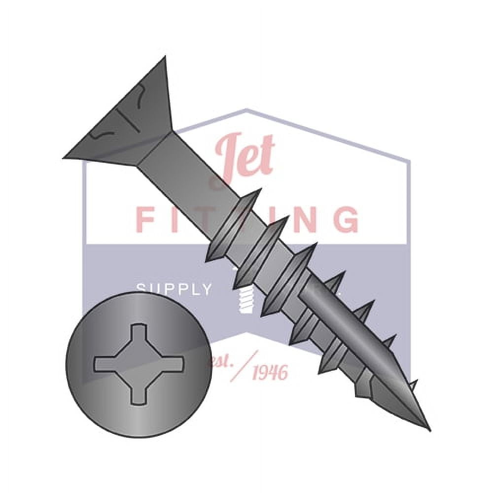 8-11 x 3 1/2" Deep Thread Wood Screws | Combo (Square Philips Drive ...