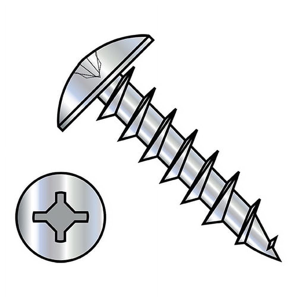 8-11X7/16 Square Phillips Drive #6 Truss Head Deep Thread Wood Screw ...