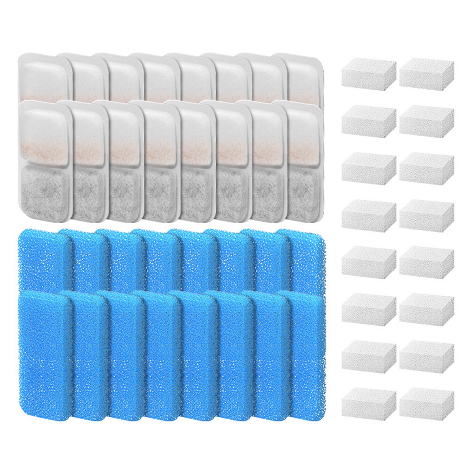 8/12/16 Pack Replacement Filters For Pet Fountain Unique Rectangle ...