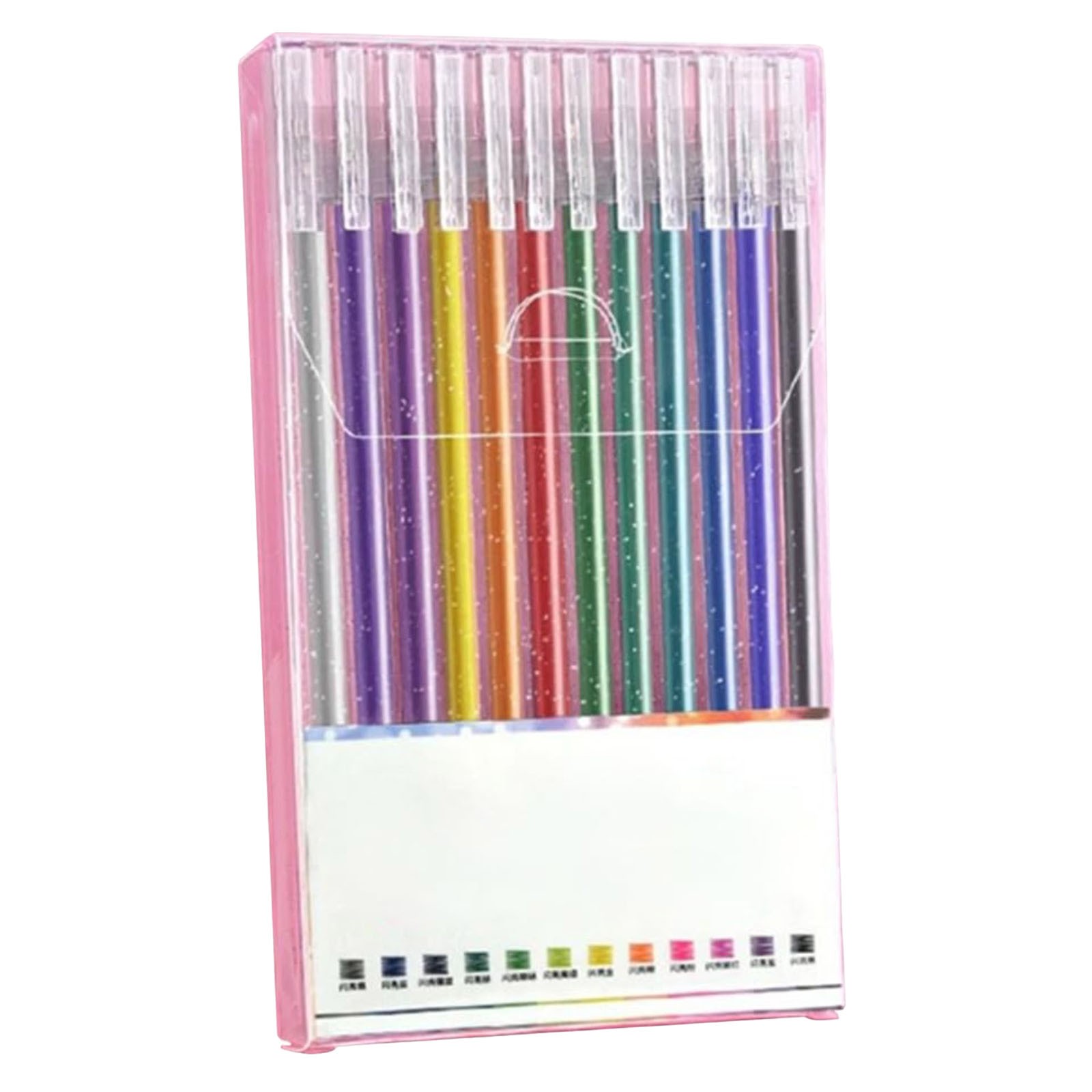 8/12/18/24/36 Pieces Glitter Gel Pen Set, 1.0mm Tip Coloring Gel Pens ...