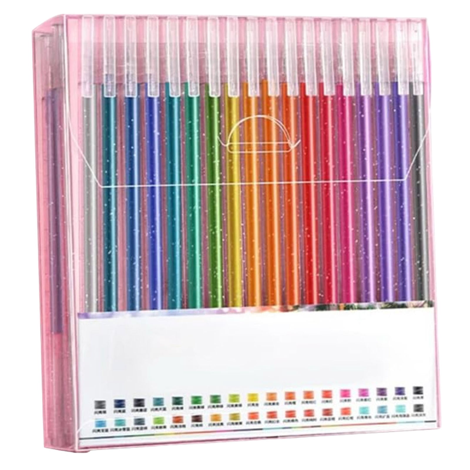 8/12/18/24/36 Pieces Glitter Gel Pen Set, 1.0mm Tip Coloring Gel Pens ...