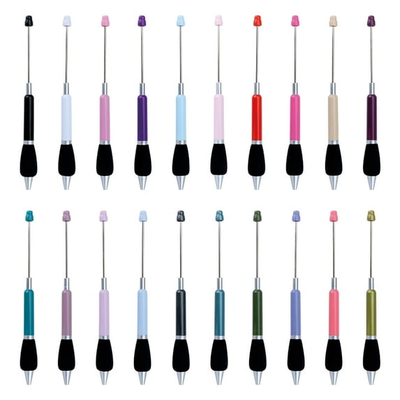 8/12/20x Beadable Ballpoint Pen Beaded Pen Smooth Writing Pen Signature ...