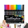 8/12/24/36/48 Colors Double Line Outline Art Pen Marker Pen,Dreamy ...