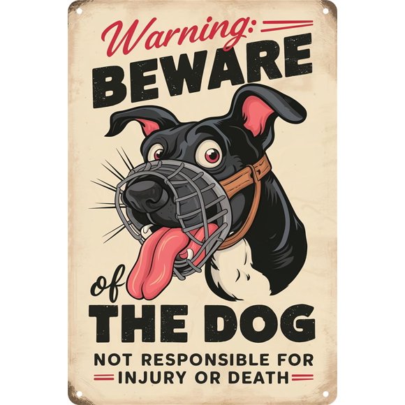 Funny Dog Warning Signs