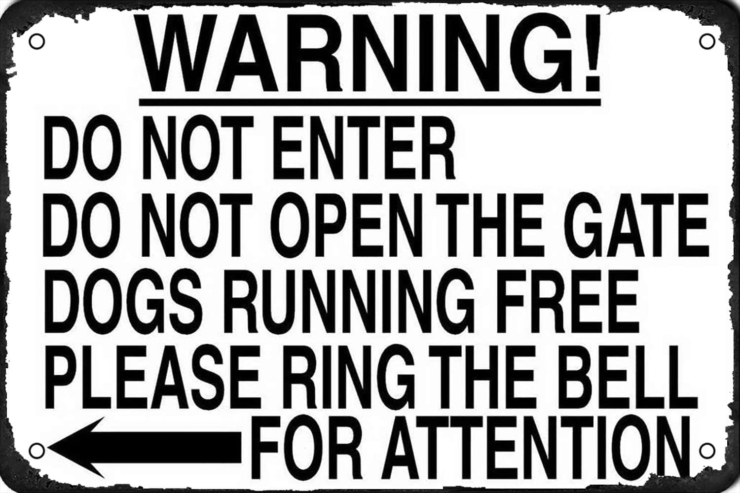 8"×12" Vintage Metal Tin Sign No Trespassing Signs Do Not Enter Open ...