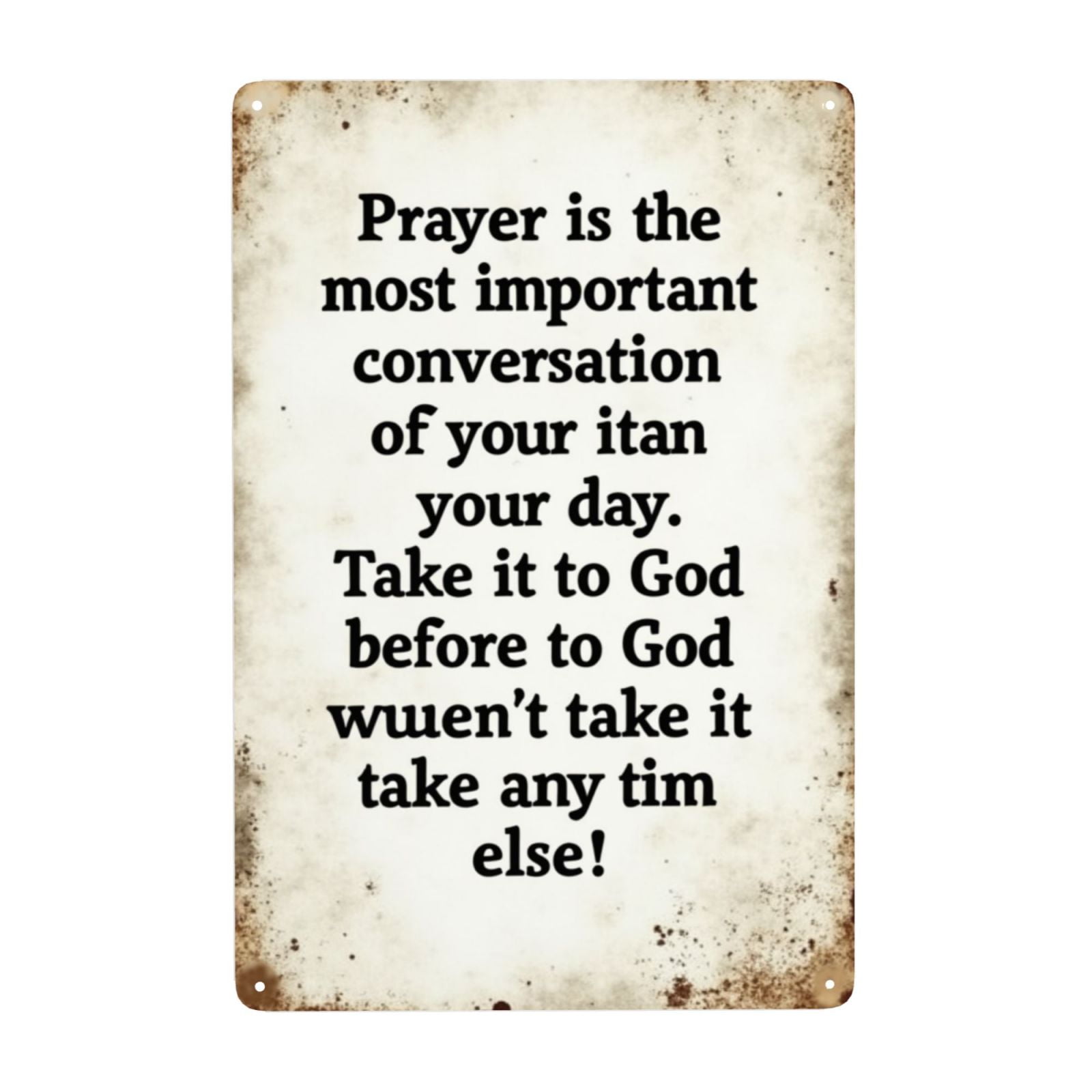 8×12 inch God Gifts For Women Men Prayer Is The Most Important ...