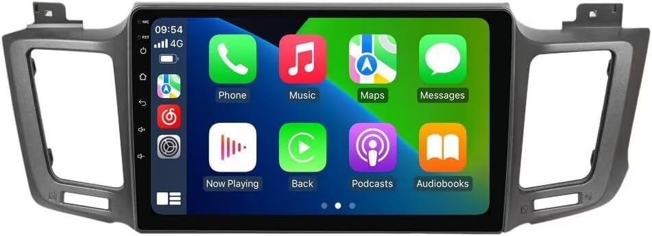 8+128GB 8Core Car Radio Stereo for Toyota RAV4 2013-2019 Dash Kit Car ...