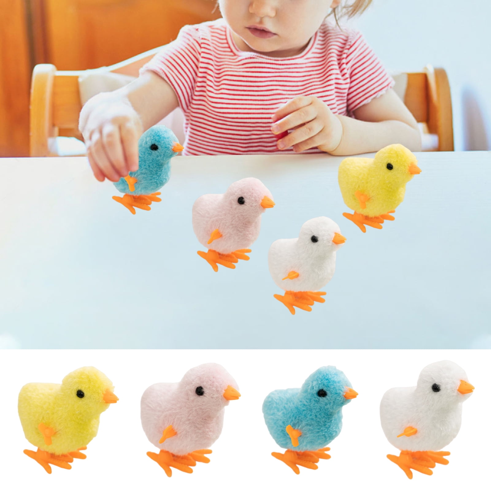 8/12Pcs Wind-Up Toy Adorable Realistic Appearance Kids Clockwork ...