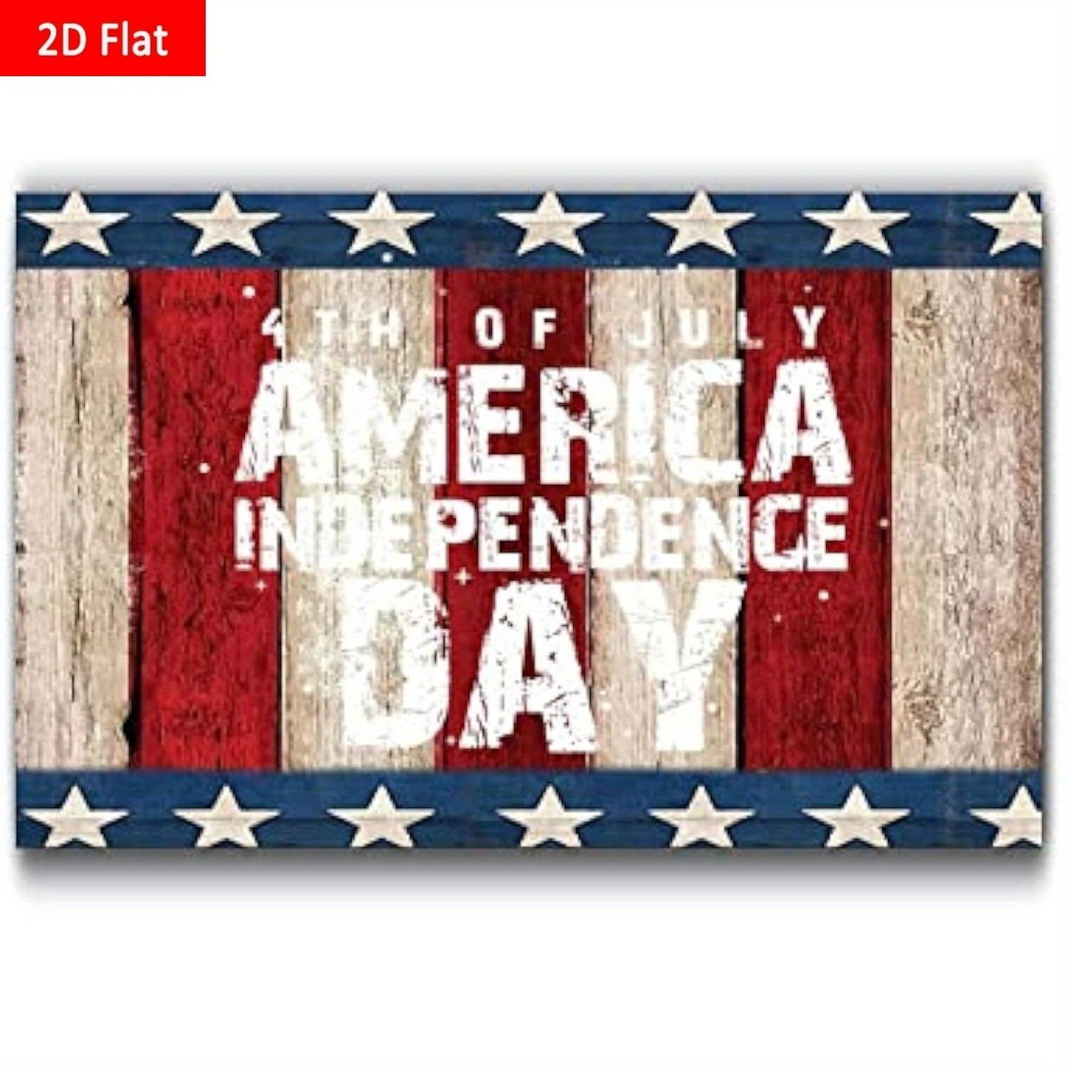 8*12in, Decorative Signs & Plaques, 1pc USA Independence Day July 4th ...