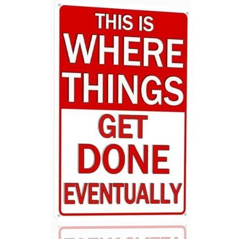 8*12inchs Funny Metal Garage Tin Sign Garage Signs For Men Shop ...