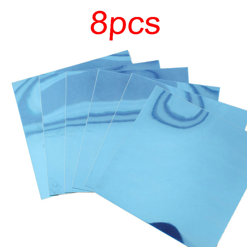 8/12pcs Self Adhesive Mirror Sheets Flexible Non Glass Mirrors ...