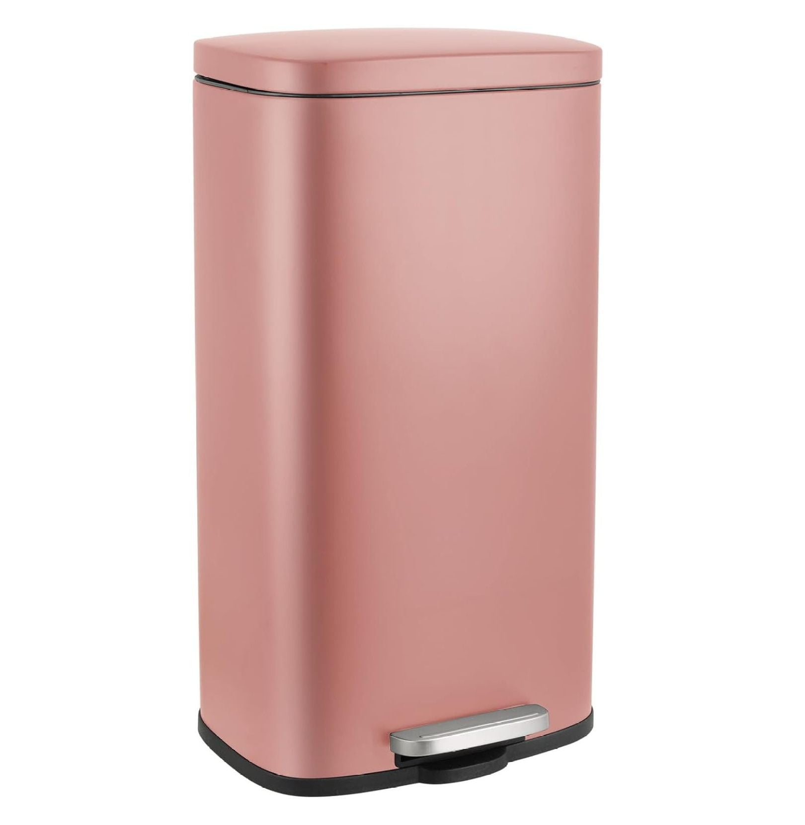 8/13.2 Gallon Step Trash Can, Stainless Steel Garbage Bin, Soft-Close ...
