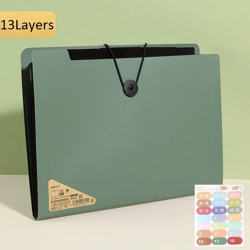 8/13 Layer Folder Multilayer Organizer with Classification Labels Test ...