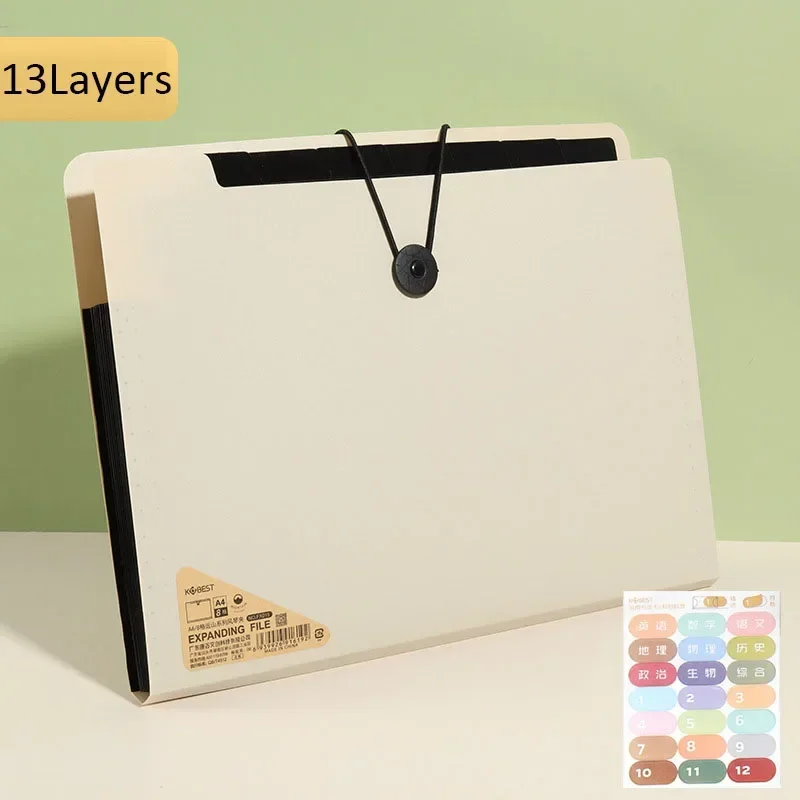 8/13 Layer Folder Multilayer Organizer with Classification Labels Test ...
