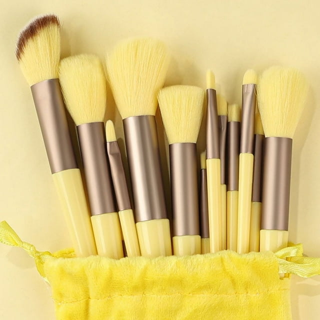 8-13PCS Makeup Brushes Set Fluffy Soft for Beauty Cosmetics Foundation ...