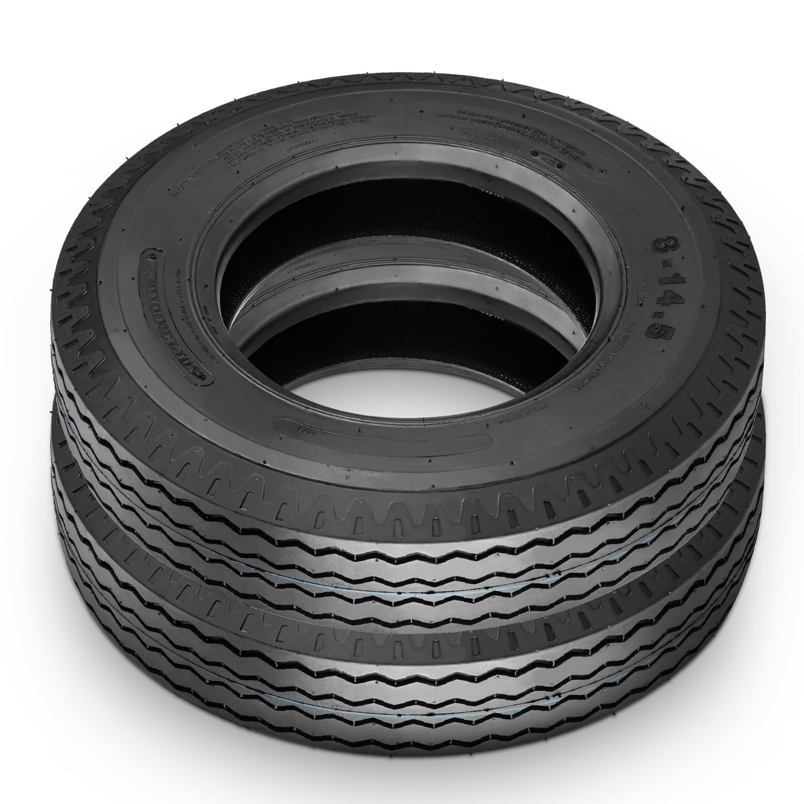 8-14.5 Trailer Tires, 14PR Heavy Duty Rubber Tires for RV, Boat, and ...