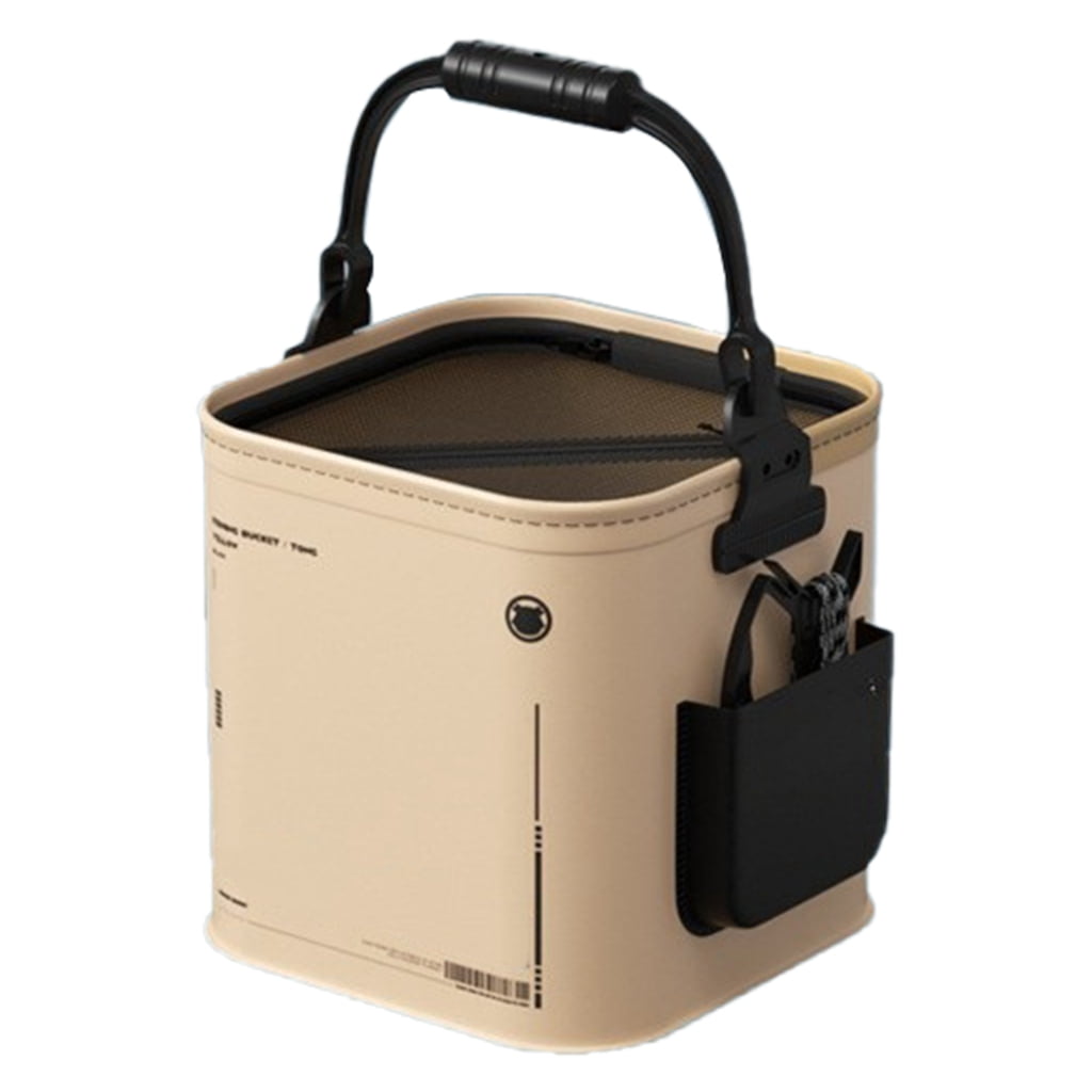 8/14L Folding Fishing Bucket Water Resistant Outdoor Camping Bucket ...