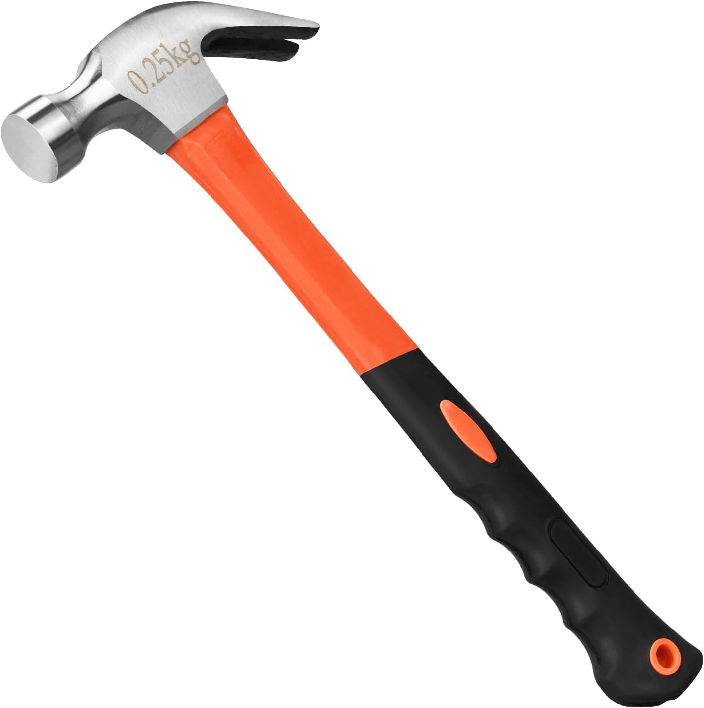 8/16/24oz Straight Rip Fiberglass General Purpose Claw Hammer, with ...