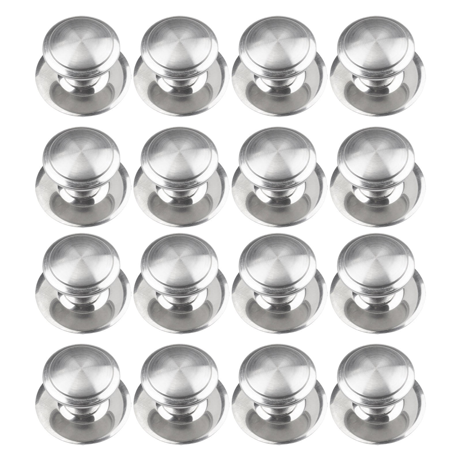8/16pcs Stainless Steel Drawer Knobs Self Stick Instant Cabinet Handle ...