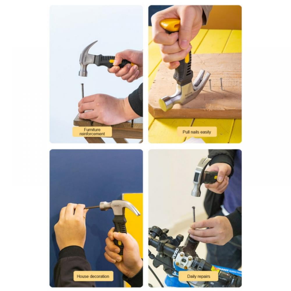 8/17oz, Small Hammer, Camping Hammer, Claw Hammer, Stubby Hammer, Tack ...