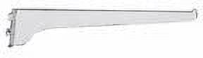 8" 180 Series Single Slotted Shelf Bracket, White - Walmart.com