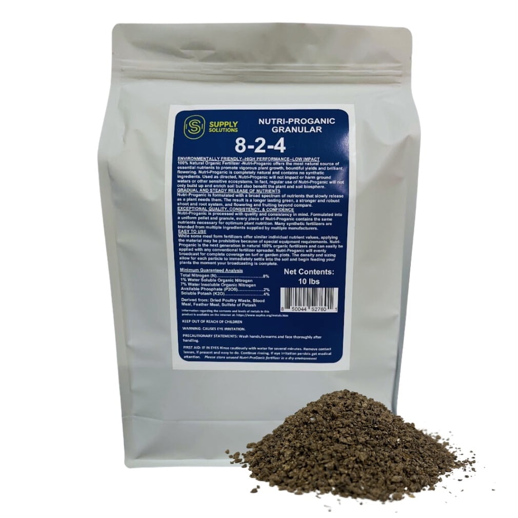 8-2-4 Nutri-Proganic Granular Premium Fertilizer | Nourish Your Garden ...