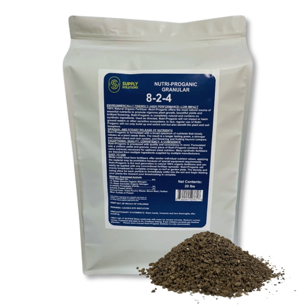 8-2-4 Nutri-Proganic Granular Premium Fertilizer | Nourish Your Garden ...